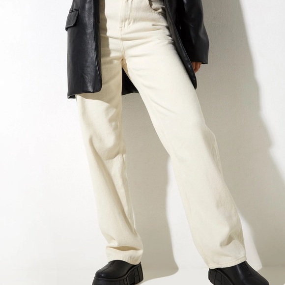 Motel Rocks | Jeans | Motel Rocks Cream Parallel Jeans | Poshmark